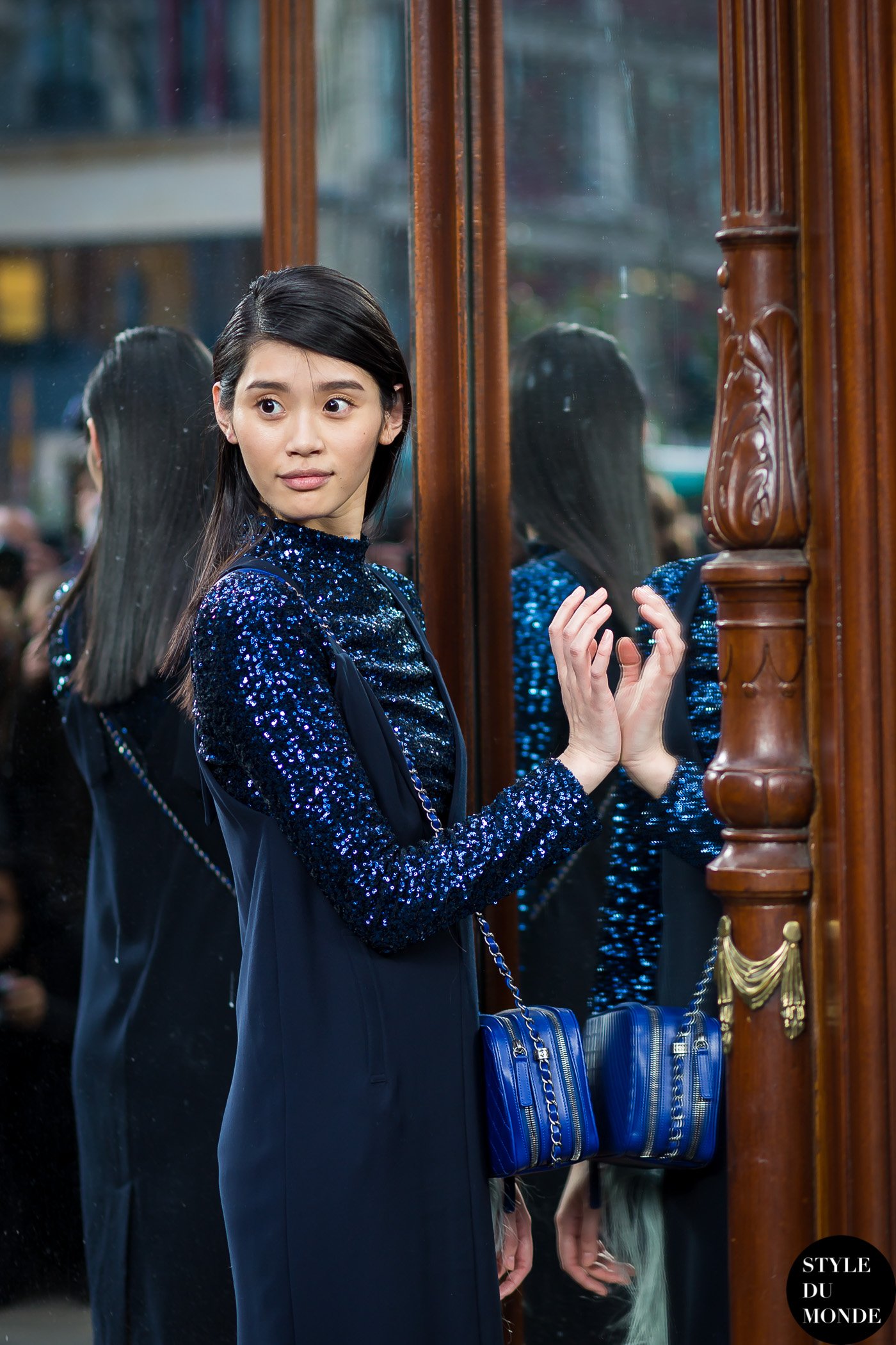 Paris Fashion Week FW 2015 Street Style: Ming Xi - STYLE DU MONDE ...