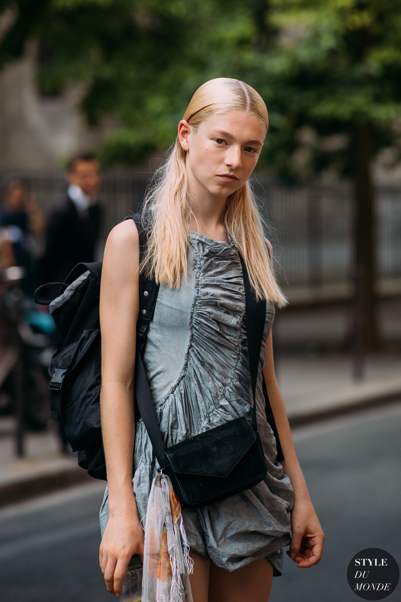Hunter Schafer and Nina Fresneau