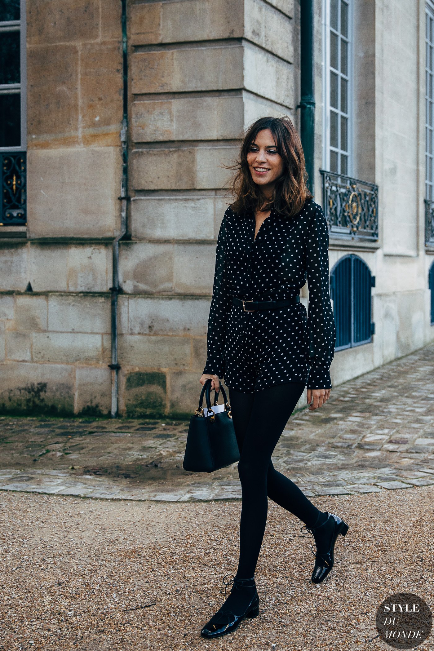 Haute Couture Spring 2018 Street Style: Alexa Chung - STYLE DU MONDE ...