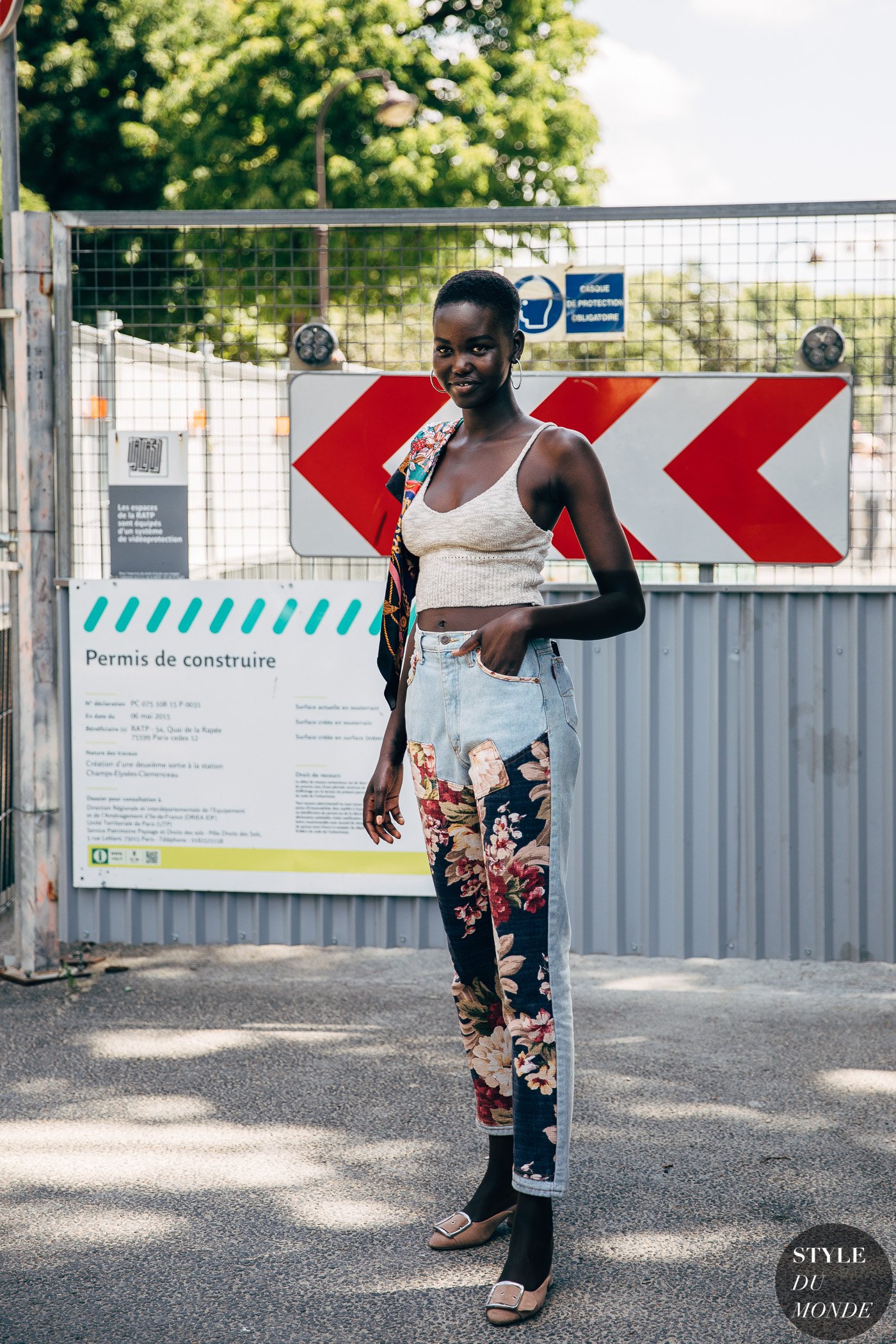 Haute Couture Fall 2019 Street Style: Adut Akech Bior - STYLE DU MONDE ...