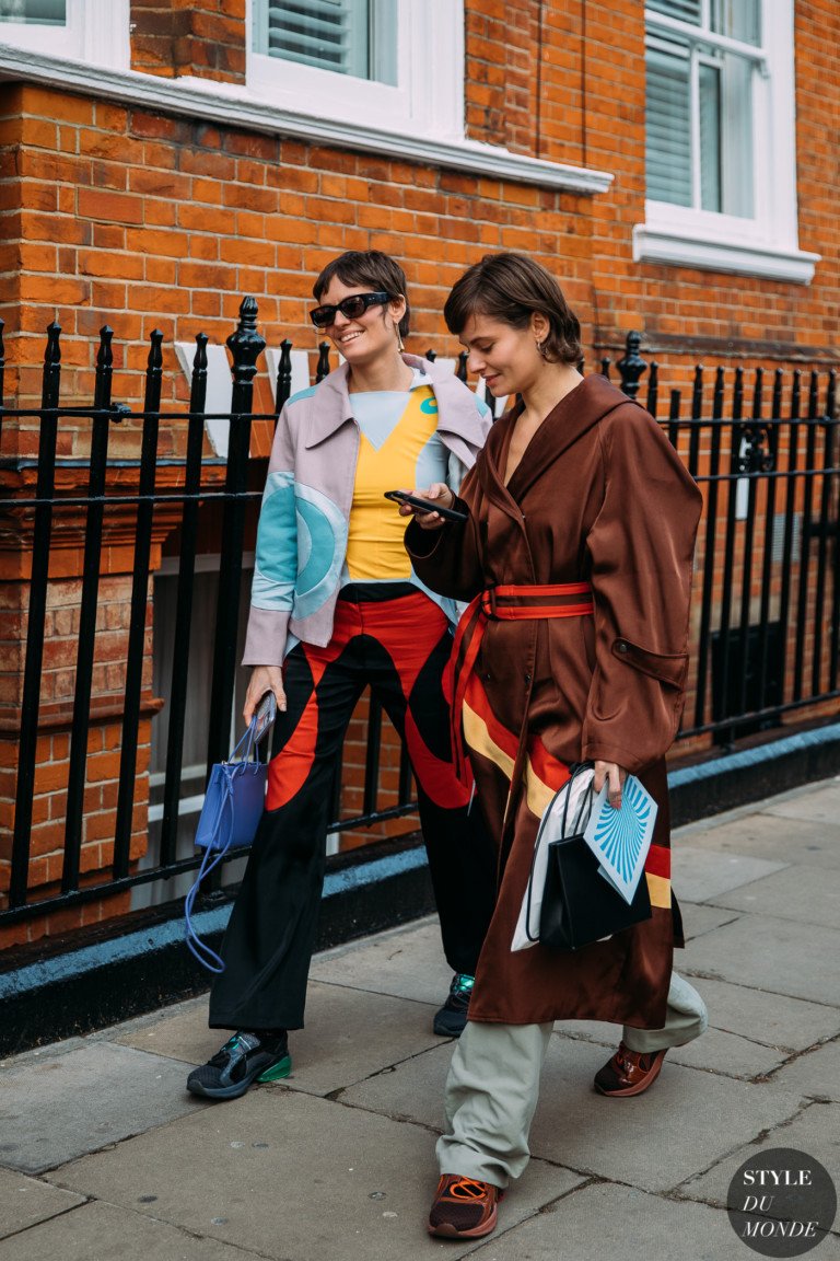 London Fall 2020 Street Style: Camilla and Giulia Venturini - STYLE DU ...